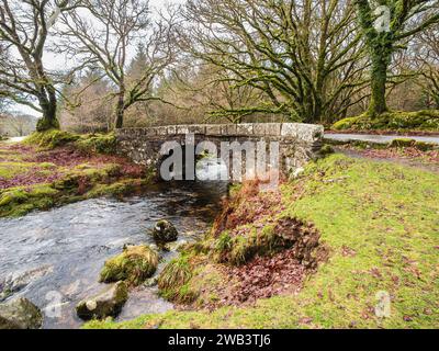 Early 19th Century single span granite Norsworthy Bridge over the ...
