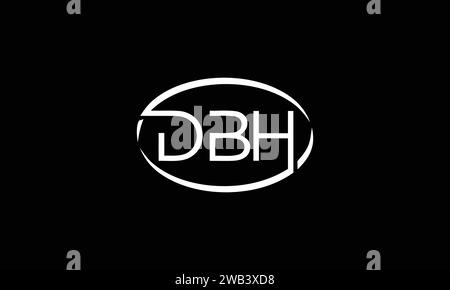 DBH logo. DBH letter. DBH letter logo design. Initials DBH logo linked ...