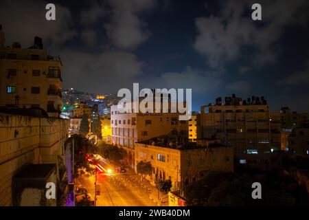 Nablus, Palestine, at night Stock Photo - Alamy