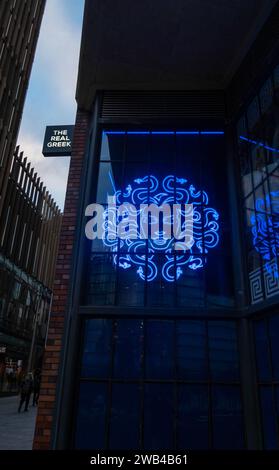 The Real Greek restaurant in Liverpool Stock Photo - Alamy