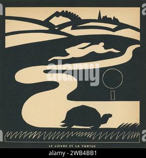 Le Lièvre et la tortue - fable by La Fontaine (the Hare and the ...