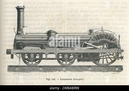 Steam locomotive developed by the English engineer John Barraclough ...