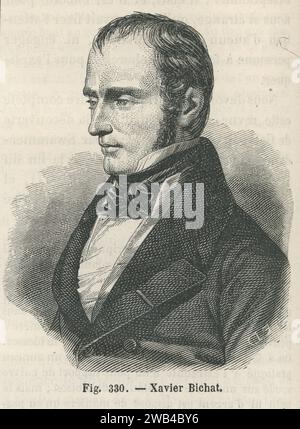 Marie Francois Xavier Bichat, French Anatomist and Physiologist Stock ...