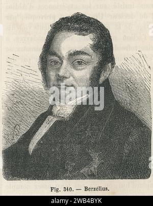 Jons Jacob Berzelius, Swedish chemist Stock Photo - Alamy