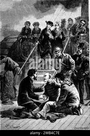 Illustration Jules Verne, 'The Green Ray' (French: Le Rayon vert) : the ...