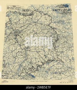 [April 26, 1945], HQ Twelfth Army Group situation map. 1945 by Allied ...