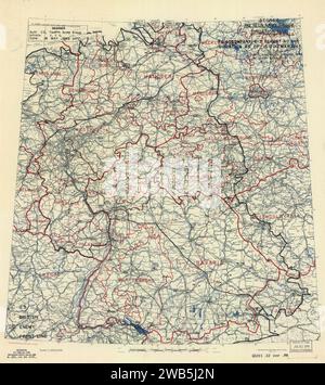 [May 16, 1945], HQ Twelfth Army Group situation map. 1945 by Allied ...