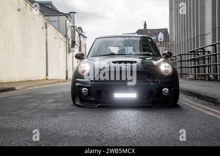 Modified and air bagged R53 Mini Cooper S Stock Photo - Alamy