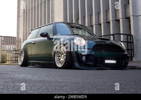 Modified and air bagged R53 Mini Cooper S Stock Photo - Alamy