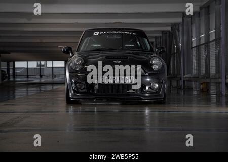 Modified R53 Mini Cooper S hot hatch car Stock Photo - Alamy