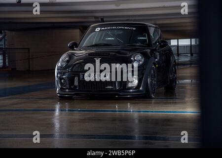 Modified R53 Mini Cooper S hot hatch car Stock Photo - Alamy