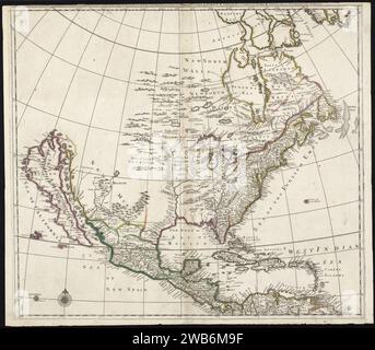 North America divided into its III principall [sic] parts, 1685. This ...