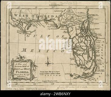 A New and accurate map of East and West Florida, drawn from the best ...
