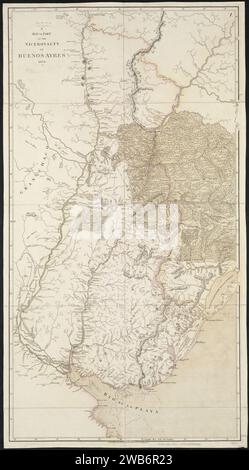 A map of part of the Viceroyalty of Buenos Ayres 1806 , Argentina, Maps ...