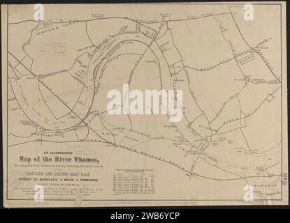 An illustrated map of the River Thames, as compiled from Ordnance ...