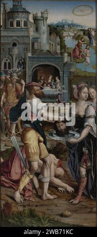 The beheading of St John the Baptist, anonymous, after Rembrandt van ...