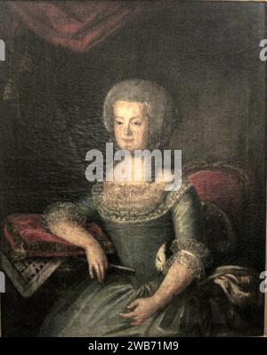 This portrait of Infanta Maria Francisca of Portugal, likely painted ...