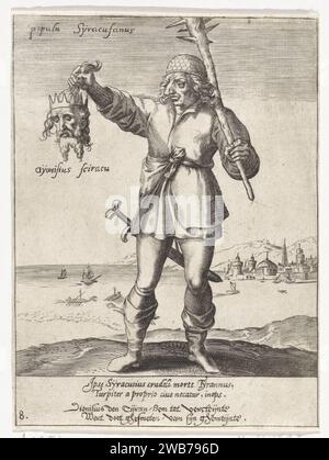 Hieronymus Wierix, Marten van Cleve (After) - Allegory of the day Stock Photo - Alamy