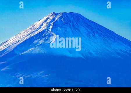 Colorful Snowy Mount Fuji Mountain Hakone Kanwagawa Japan. Last ...