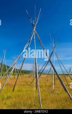 Tipis, Big Hole National Battlefield, Nez Perce National Historic Park ...