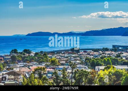 City View Observatory Sagami Bay Izu Peninsula Fishing Boats Hojo ...