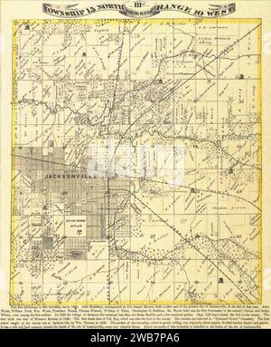 Map of Morgan in Illinois Stock Photo - Alamy