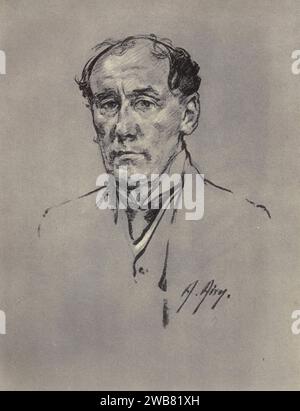 Portrait of Mr. H. B. Irving [Harry Brodribb Irving[ by Anna Airy [Anna ...