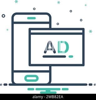 Icon for sponsored ,ads Stock Vector Image & Art - Alamy