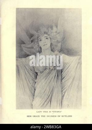 Lady Tree as Titania by Her Grace THE DUCHESS OF RUTLAND from A Tribute ...