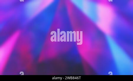 Crystal pyramid blur neon glow color light flare Stock Photo - Alamy