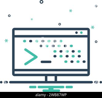 Icon for hyperterminal,app Stock Vector Image & Art - Alamy