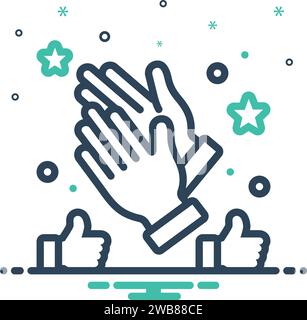 Icon for Respectful ,faithful Stock Vector Image & Art - Alamy