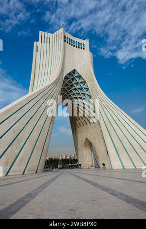 Azadi Tower (Freedom Tower), an iconic landmark in Tehran, Iran Stock ...