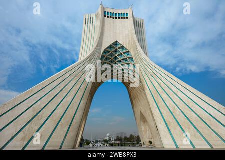 Azadi Tower (Freedom Tower), an iconic landmark in Tehran, Iran Stock ...