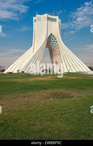 Azadi Tower (Freedom Tower), an iconic landmark in Tehran, Iran Stock ...