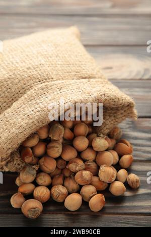 Hazelnuts on wooden backdrop. Hazelnut background. High quality photo ...