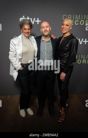 Paul Rutman and Cush Jumbo OBE attending a screening of Criminal Record ...