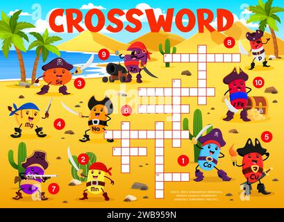 Vector pirate word search puzzle for kids. Simple treasure island word ...