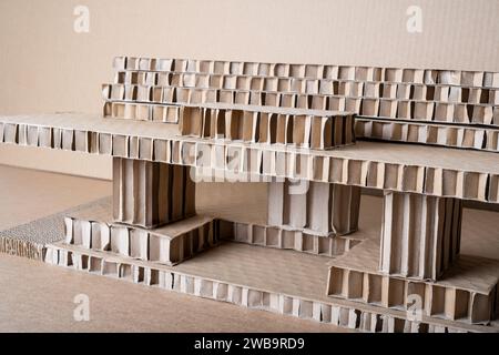 Basic architectural students project their work in 3rd architecture ...