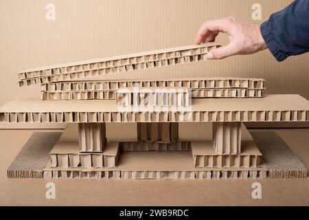 Basic architectural students project their work in 3rd architecture ...