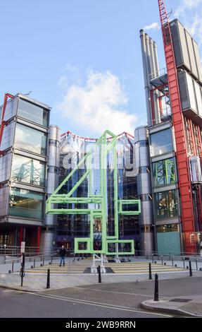 Channel Four headquarters building in Horseferry Road London with ...