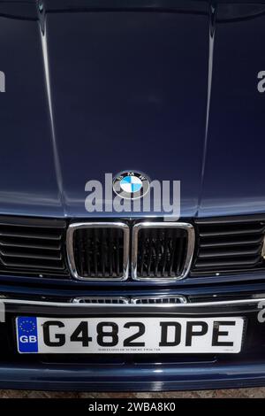 BMW E30 3 Series convertible, lowered, with square light conversion and ...