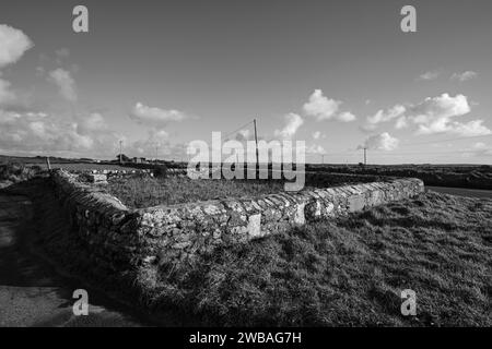 Quaker Burial Ground Brea St Just Lands End Cornwall Stock Photo - Alamy