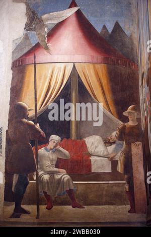 . PIERO della FRANCESCA Constantine's Dream Fresco, 329 x 190 cm San ...