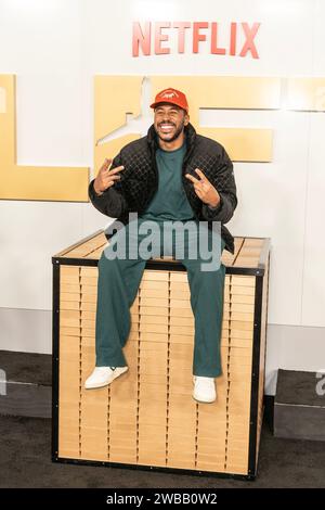 Blaise Ffrench attends Netflix's 'Lift' world premiere at Jazz at ...