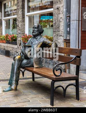 Statue of Adolphe Sax, Dinant, Belgium Stock Photo - Alamy