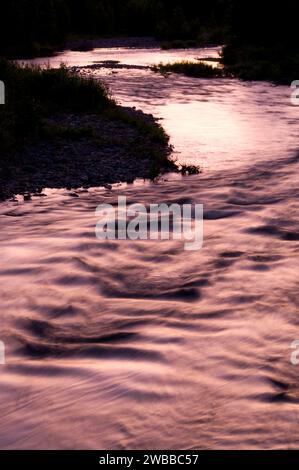 Two Medicine River dawn, Glacier National Park, Montana Stock Photo - Alamy