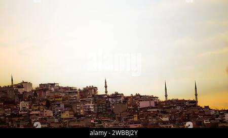 Slum neighborhoods in the center of Izmir Slum neighborhoods in the ...