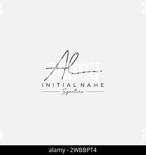 AL Signature Logo Template Vector Stock Vector Image & Art - Alamy