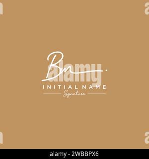BM Signature Logo Template Vector Stock Vector Image & Art - Alamy